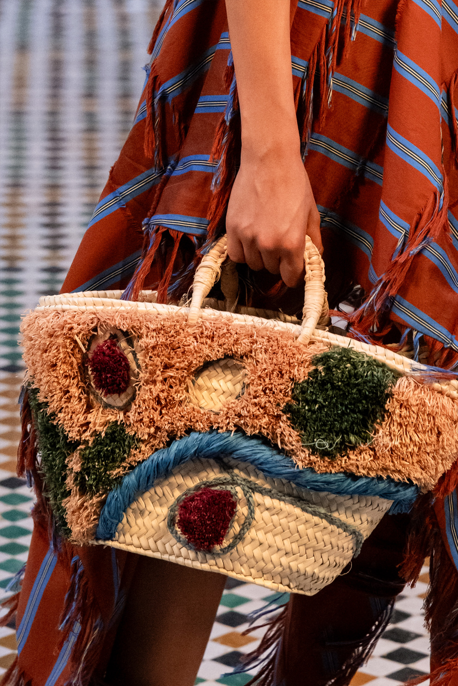 ALÉMAIS MICHELLE TUFTED MIDI BASKET | THE NEW TREND – The New Trend
