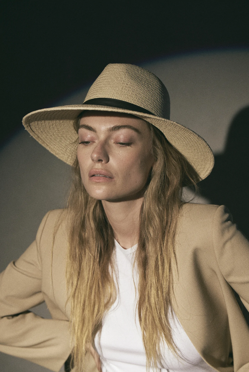 Janessa Leoné Gloria Panama Fedora in Creme | TNT The New Trend