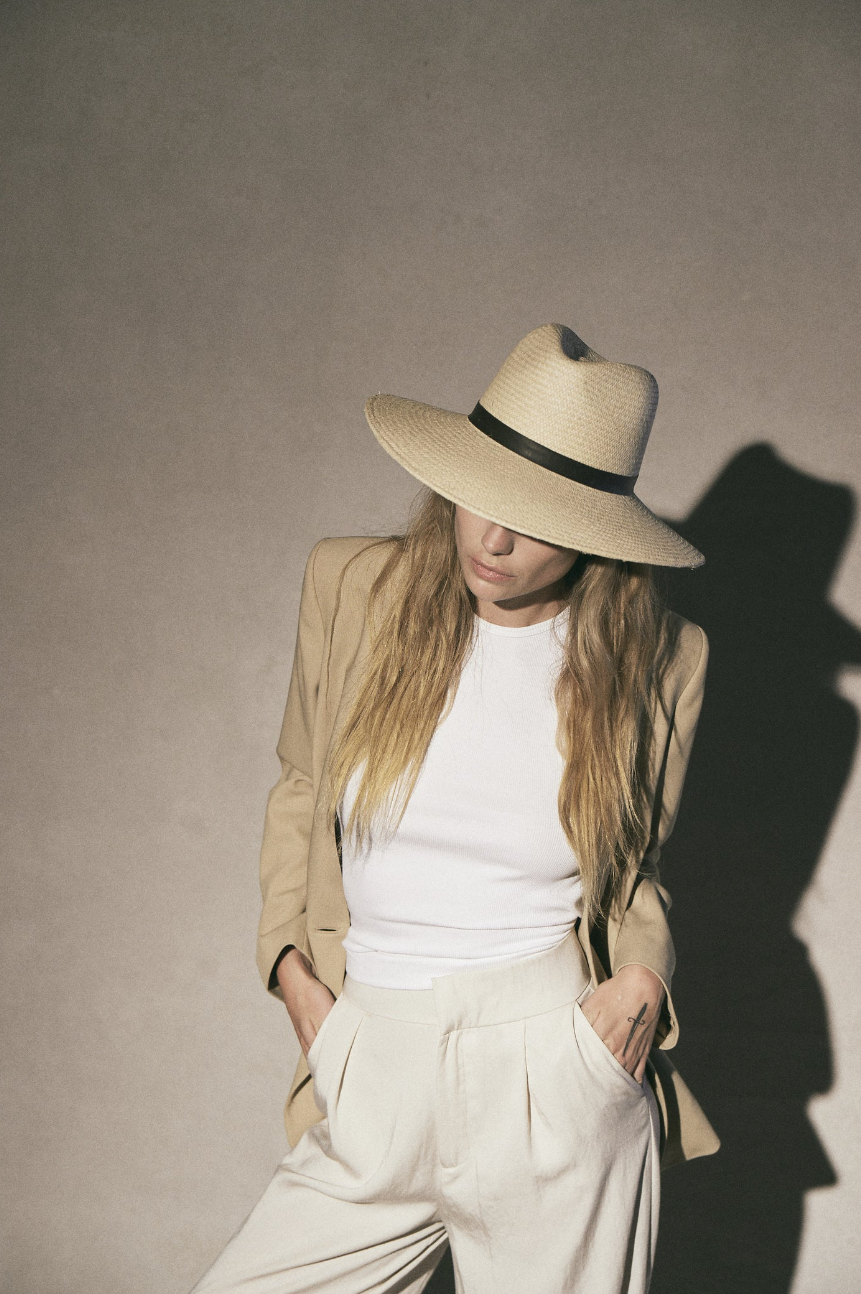 Janessa Leoné Gloria Panama Fedora in Creme | TNT The New Trend
